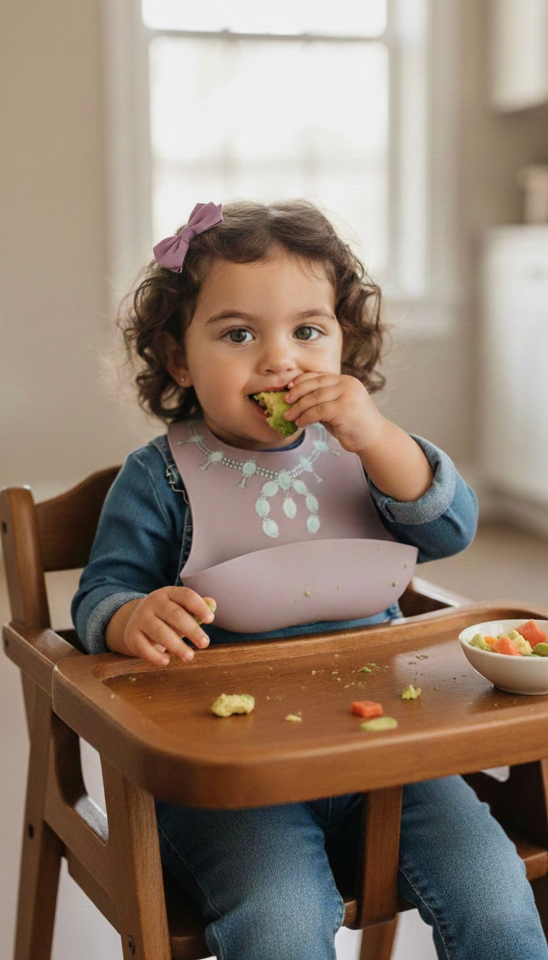 *GREEN SQUASH WITH PURPLE BIB - PRECIOUS TURQUOISE BIBS – WesternGrande