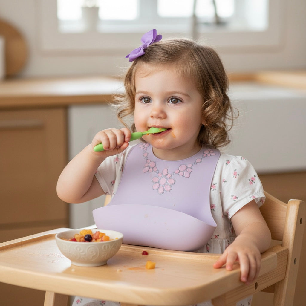 PINK CLUSTER WITH LAVENDER BIB - PRECIOUS TURQUOISE BIBS – WesternGrande